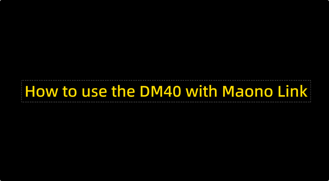 DM40 & DM40 Pro User Guide